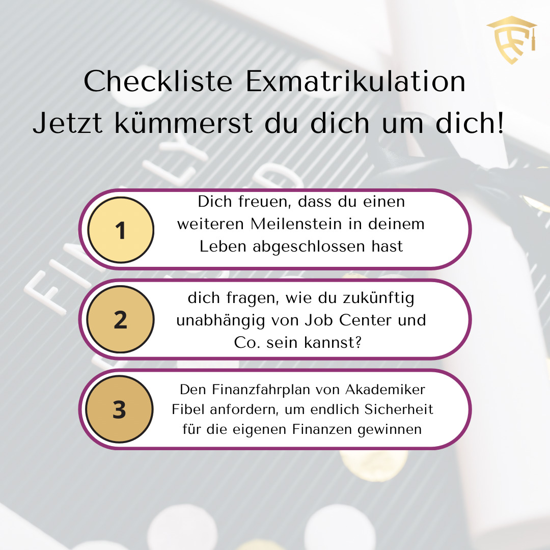 Exmatrikulation - Wie ich durch einen Denkfehler 5 Monate kein Geld ...